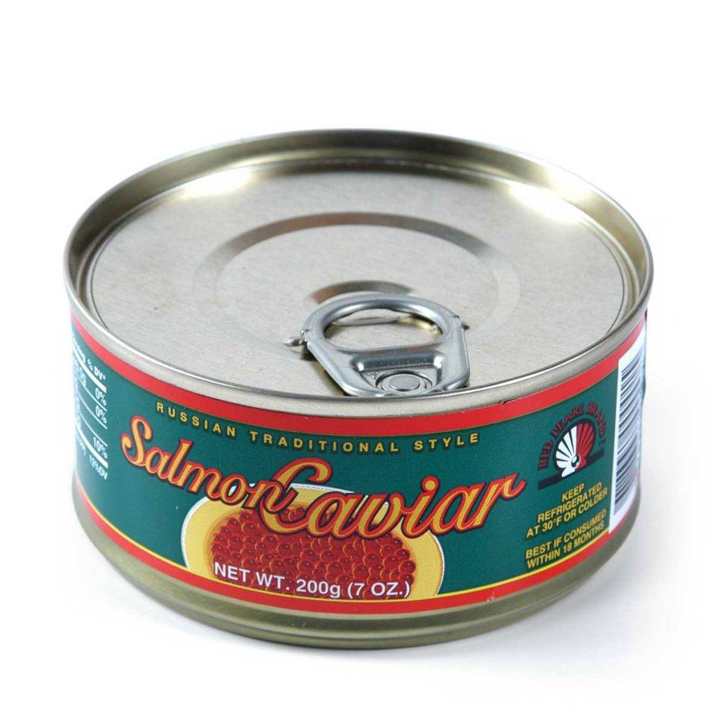 Traditional Russian Style Salmon (Red) Caviar for Sale: 200g (7oz ...